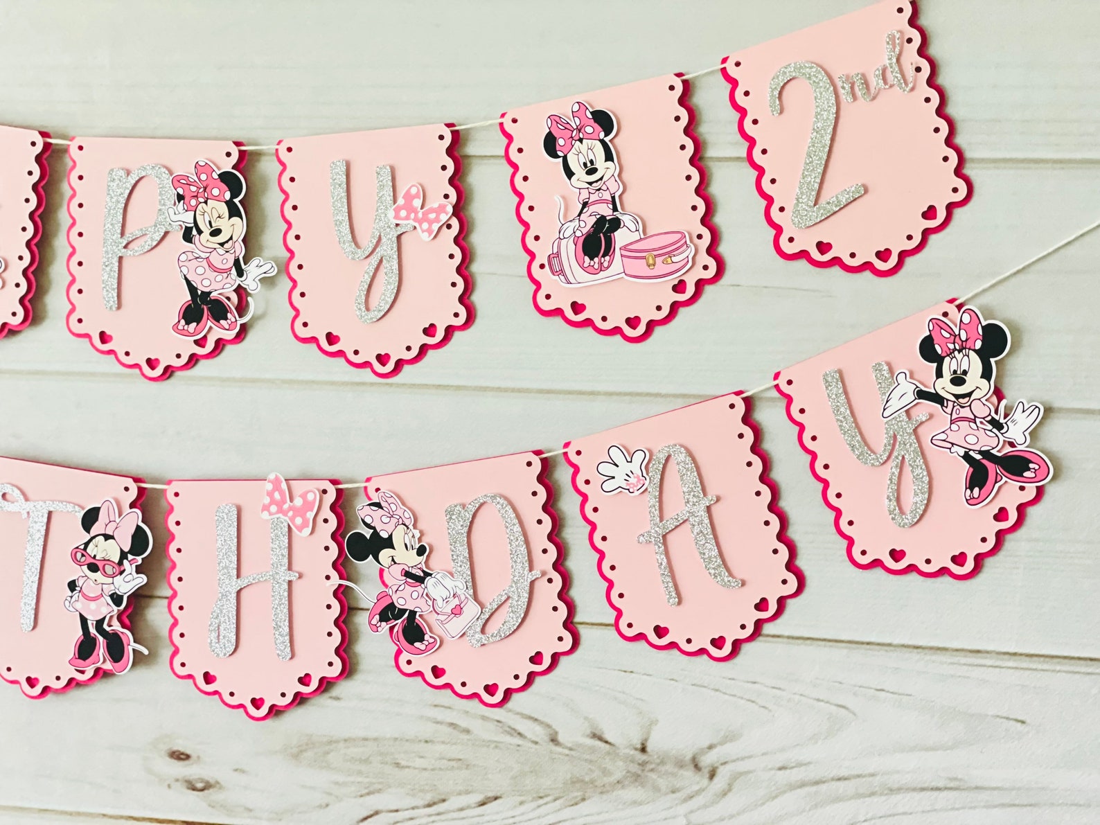 Minnie Mouse Banner, Minnie Mouse Decor, Minnie Birthday - Etsy