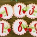 Strawberry Photo Banner Berry Monthly Banner Strawberry - Etsy