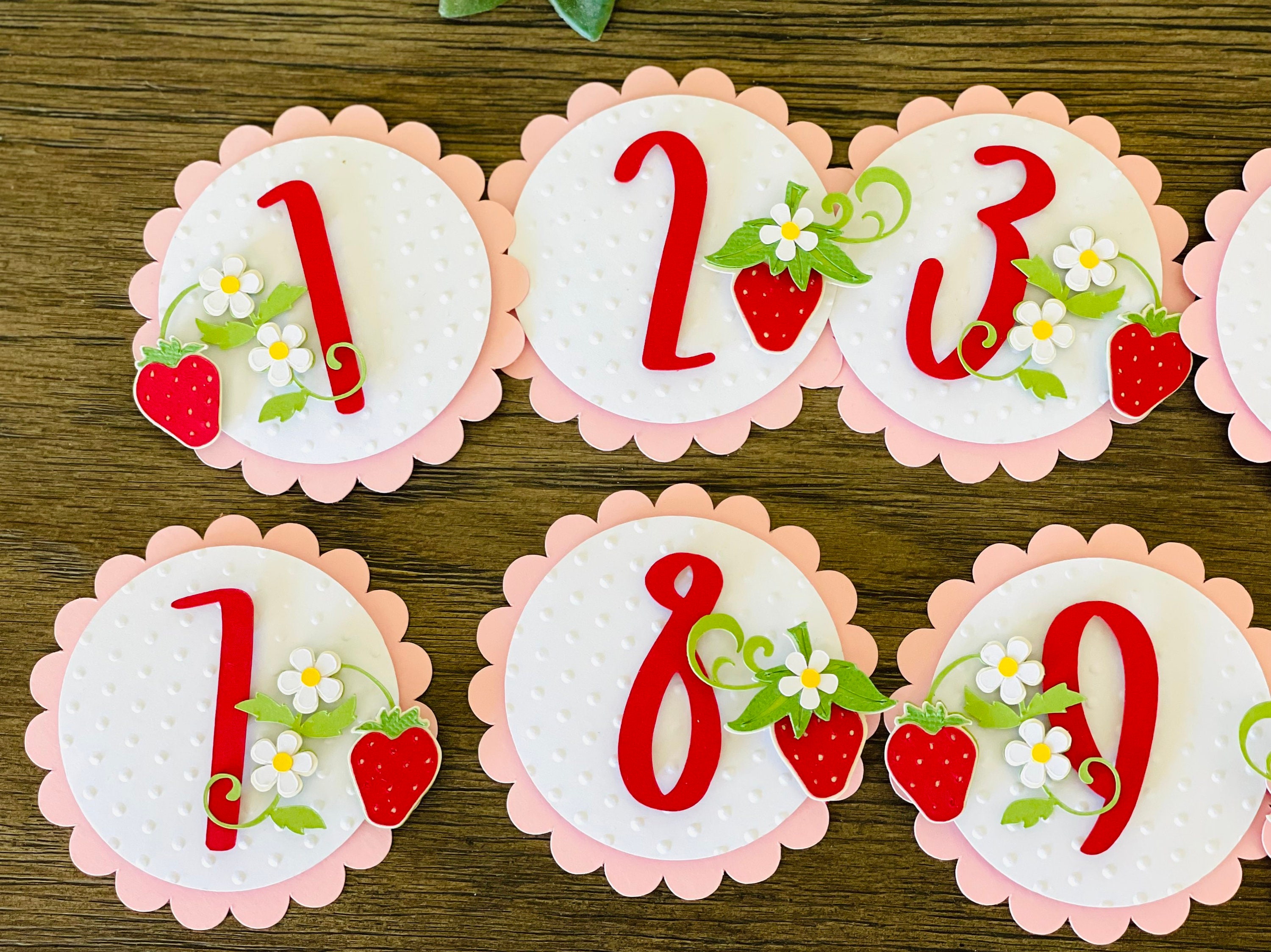 Strawberry Photo Banner Berry Monthly Banner Strawberry - Etsy