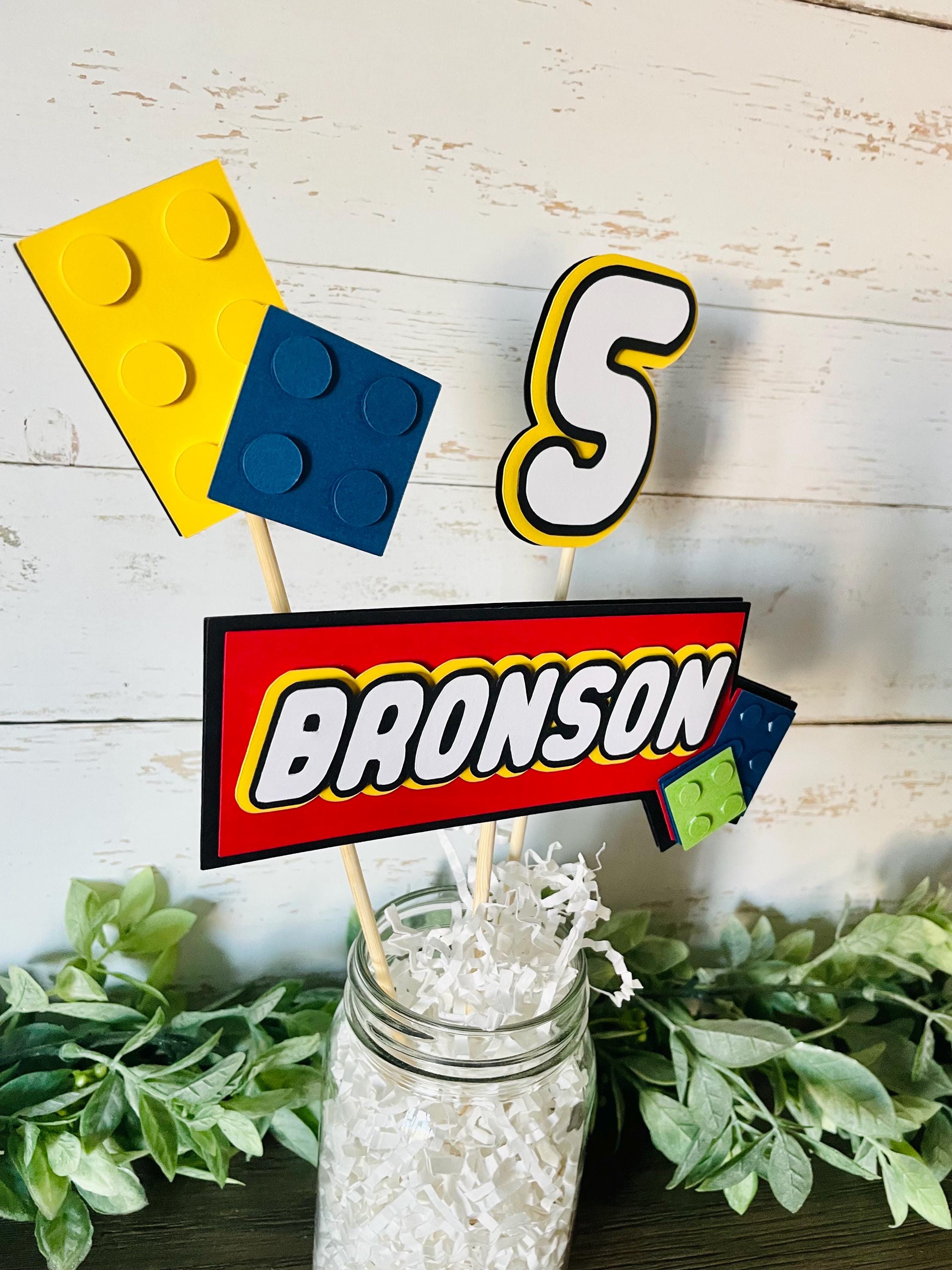 Building Block Centerpieces, Brick Centerpieces - Etsy