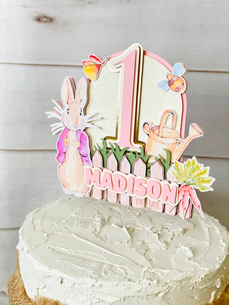 Peter Rabbit Cake Topper, Peter Rabbit Decor - Etsy Canada