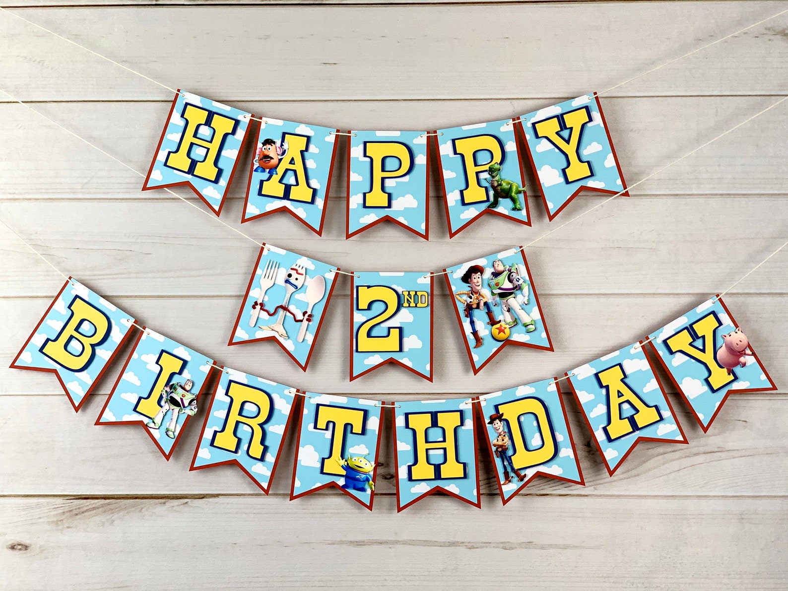 Toy Story Banner Toy Story Birthday Banner Toy Story Decor - Etsy
