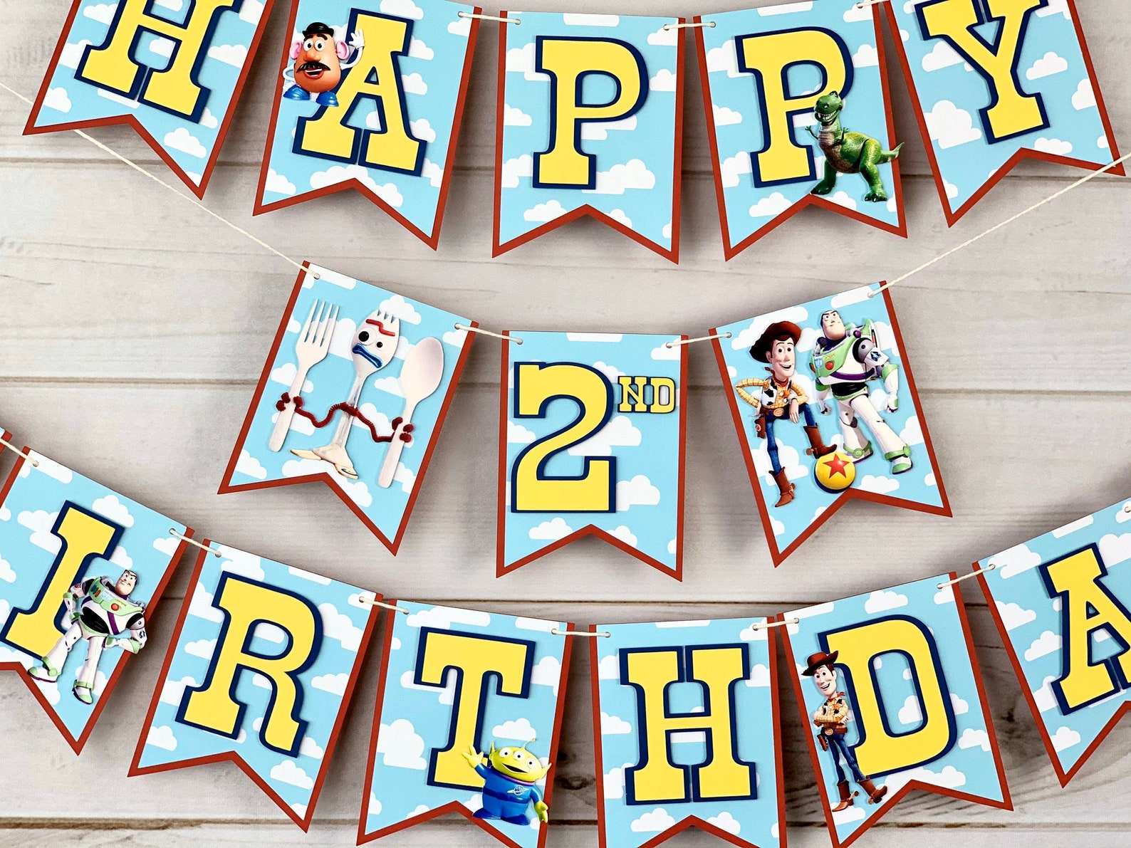 Toy Story Banner, Toy Story Birthday Banner, Toy Story Decor, Toy Story ...