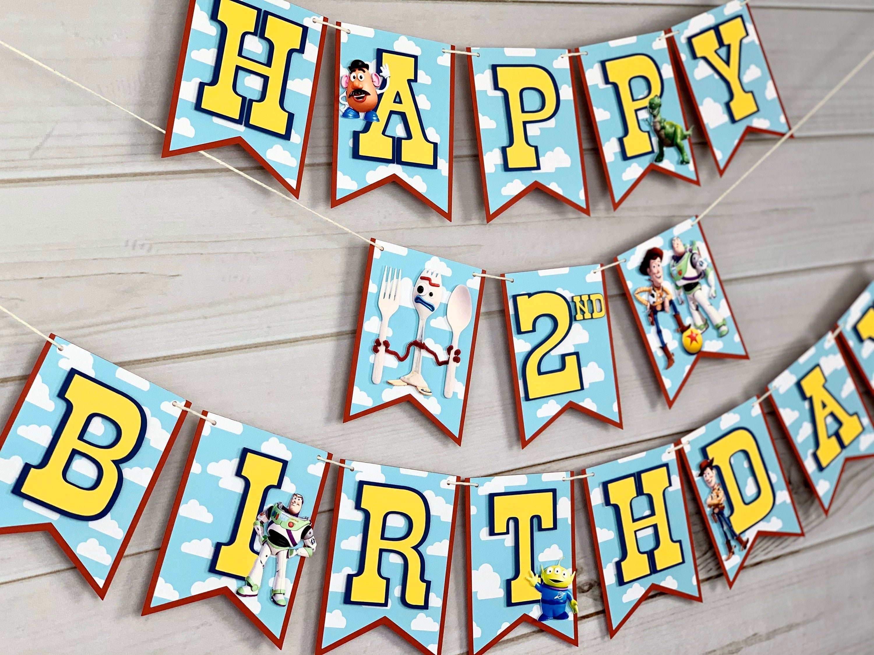 Toy Story Banner, Toy Story Birthday Banner, Toy Story Decor, Toy Story ...