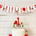 Strawberry Banner Sweet One Two Sweet Berry 1st Birthday - Etsy