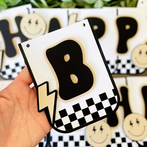 Tan Smiley Face Banner, One Cool Dude Banner, Happy Dude Banner ...