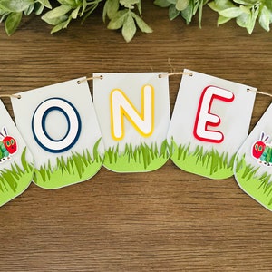 Hungry Caterpillar Banner, Caterpillar Birthday, Caterpillar Banner ...