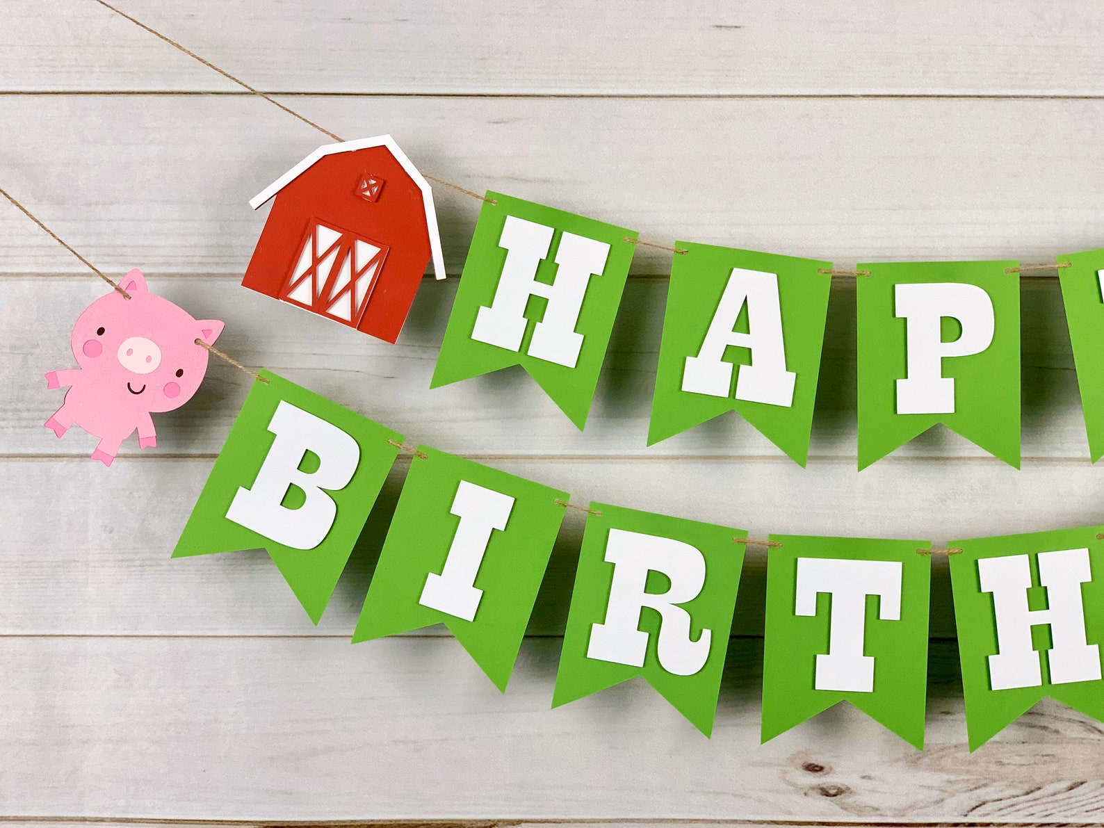 Farm Animal Banner Barnyard Banner Barnyard Theme Party | Etsy