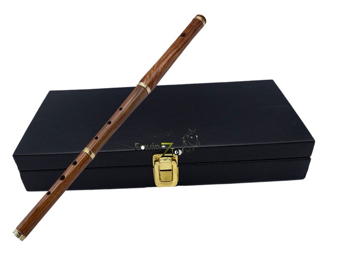 Pentatonic Flute, Cherry Wood Wind Musical Instrument, Handmade - Etsy