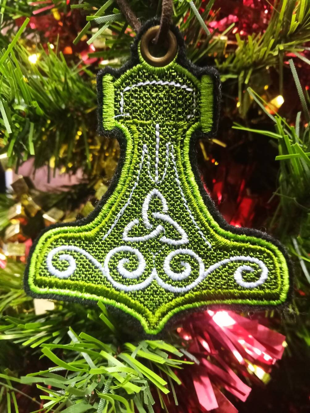 10 X Thor's Hammer Tree Ornaments - Etsy