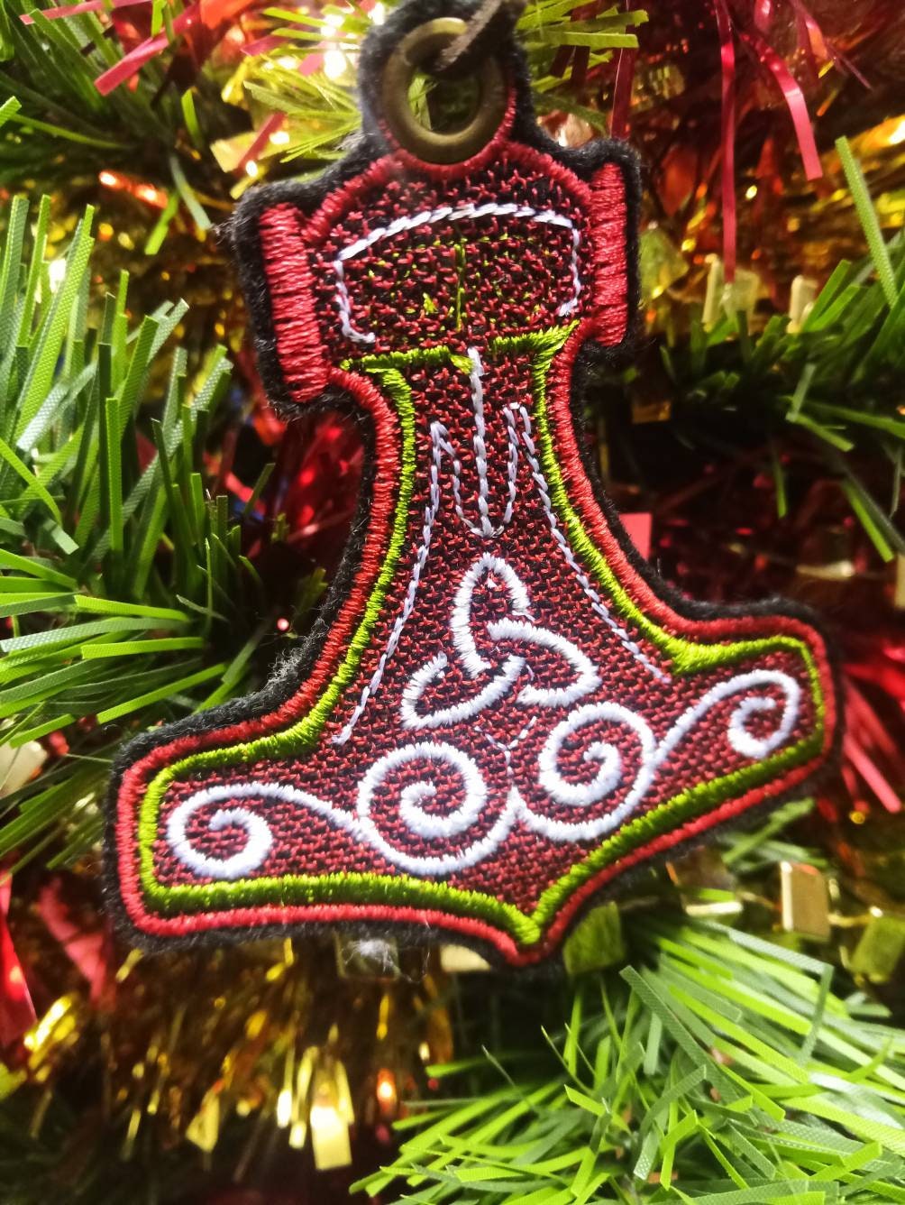 10 X Thor's Hammer Tree Ornaments - Etsy