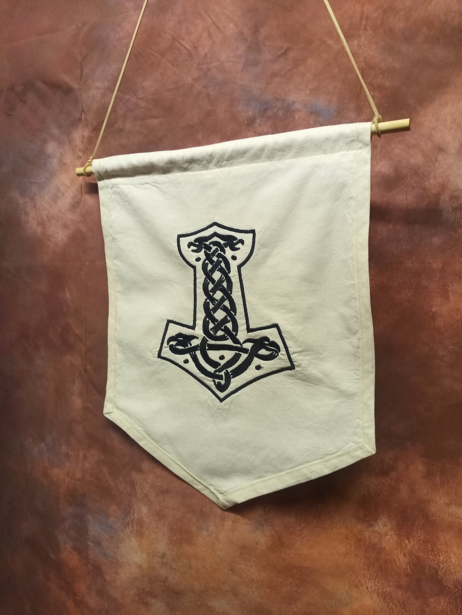 Thor's Hammer Design Wall Hanging Banner - Etsy