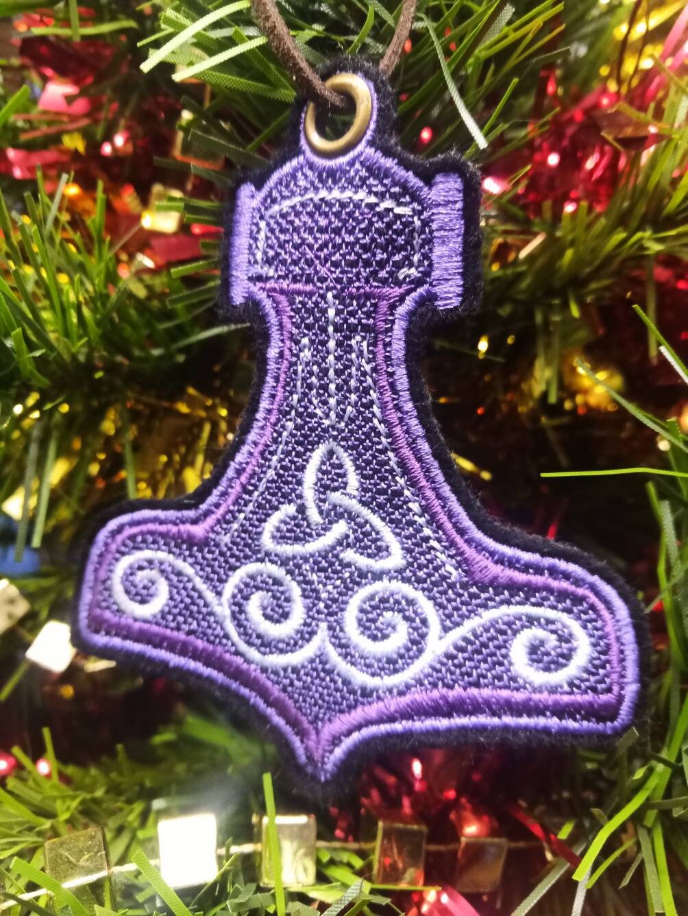 10 X Thor's Hammer Tree Ornaments - Etsy