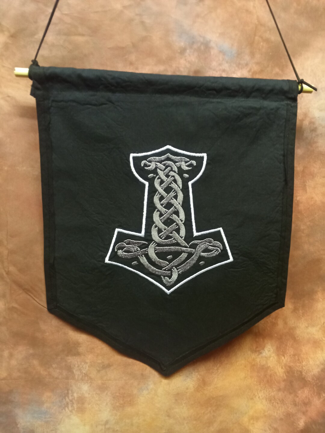 Thor's Hammer Design Wall Hanging Banner - Etsy