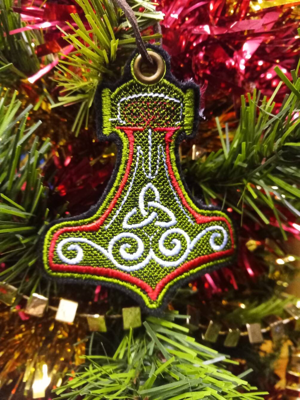 10 X Thor's Hammer Tree Ornaments - Etsy