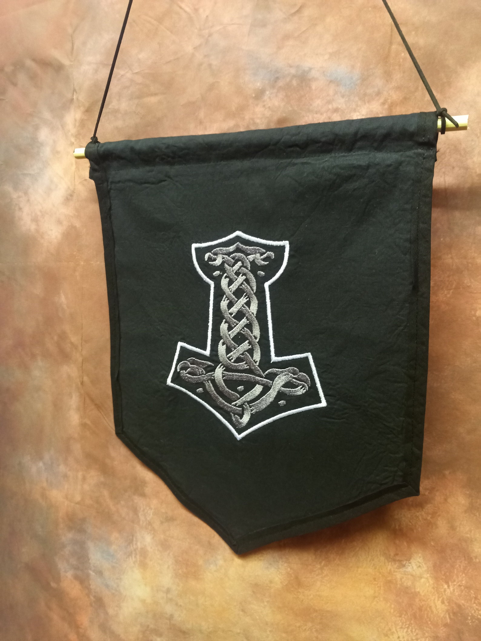 Thor's Hammer Design Wall Hanging Banner - Etsy