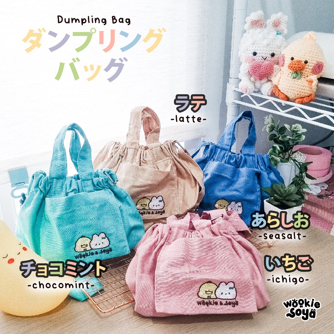 Wuukie and Soya Nami Dumpling Bag / Tote Bag for School Girls Cute Mini ...
