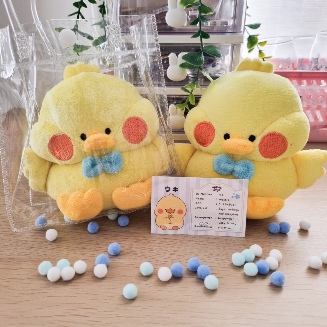 Cute Yellow Duckling Plushie Wookie Doll Plushie Kawaii Kamo | Children ...