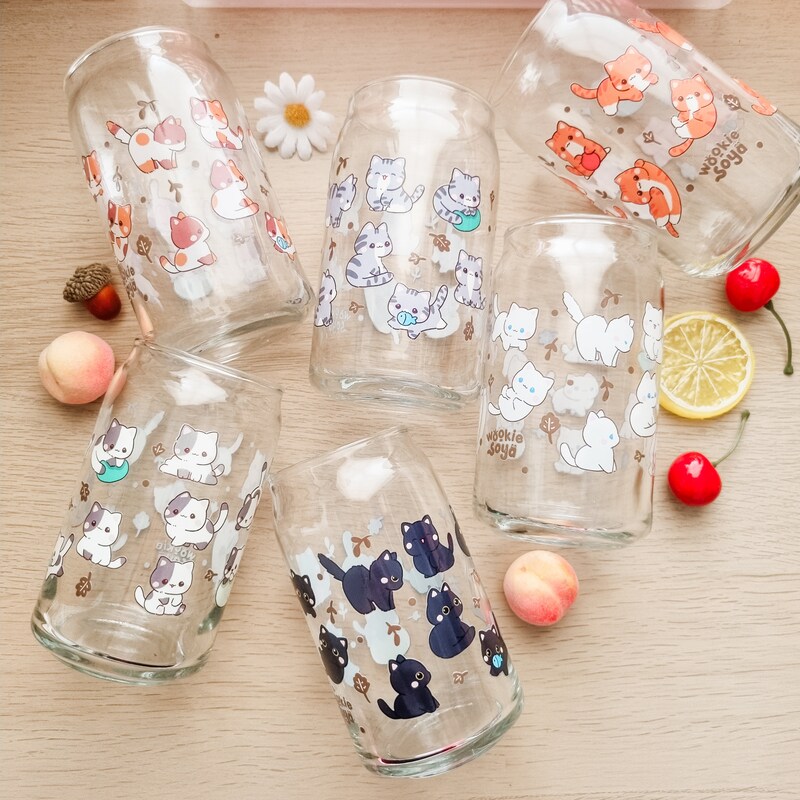 Cute Glass Coffee Cups - Etsy