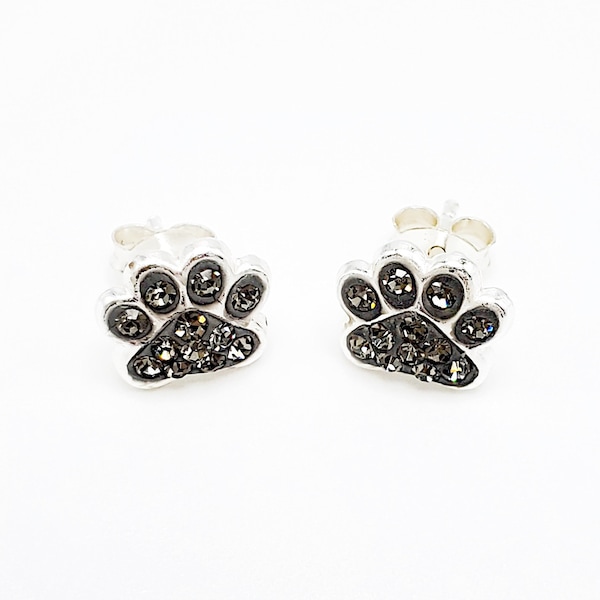 Paw Print Earrings - Etsy