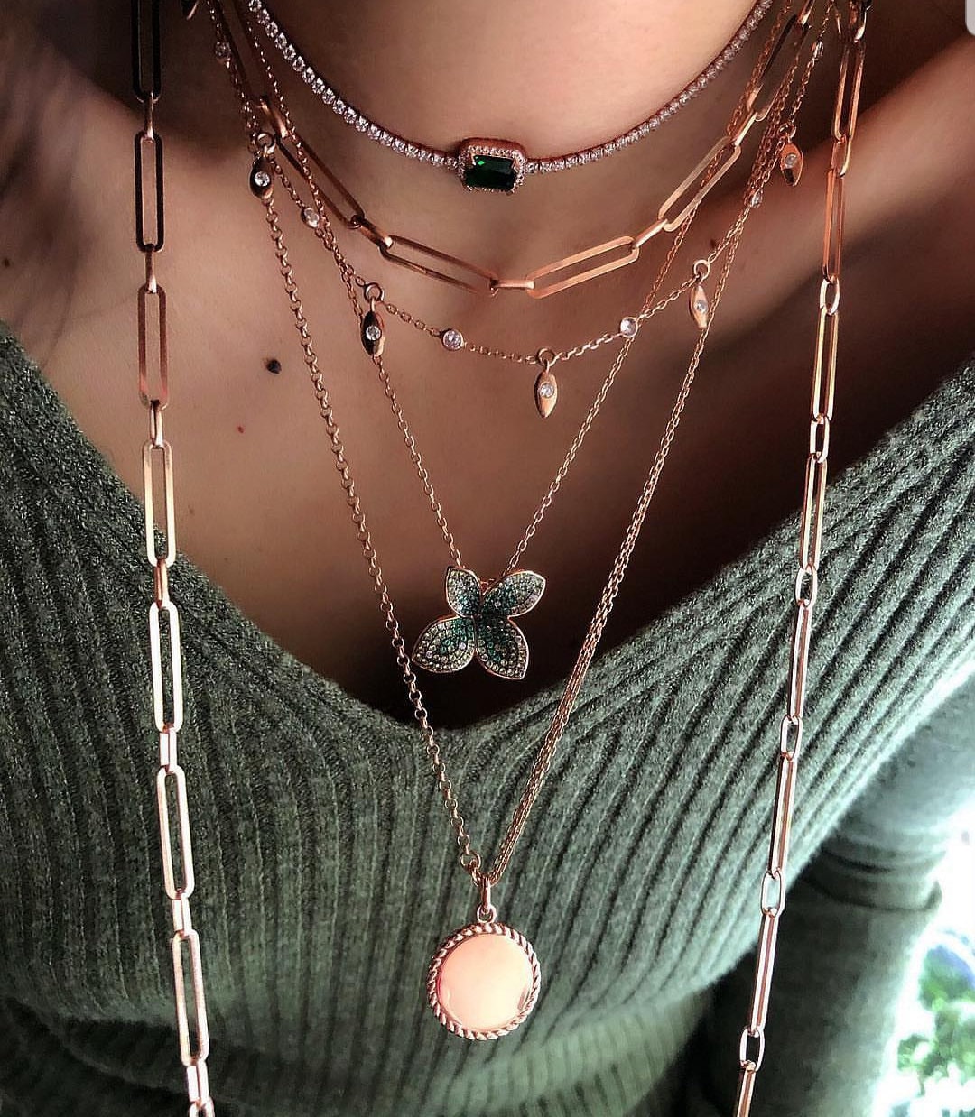 Drawn Chain Necklace Choker Adjustable With Extension 925 | Etsy