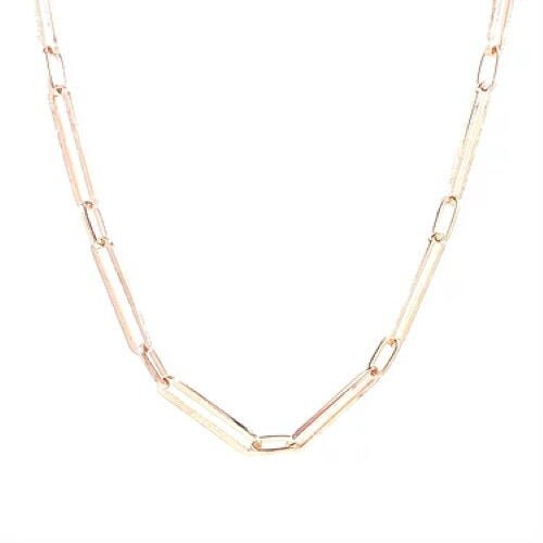 Drawn Chain Necklace Choker Adjustable With Extension 925 | Etsy