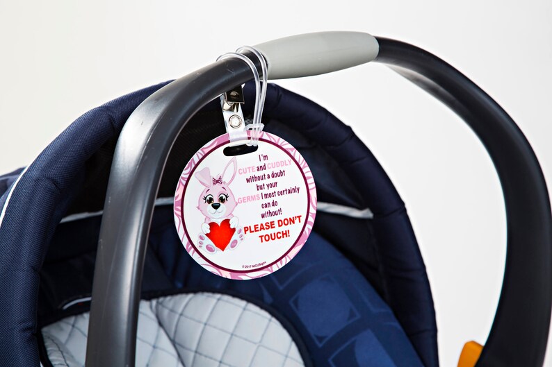 Car Seat Tag, Stroller Tag, Newborn/preemie Germ Stopper Sign, Don't ...