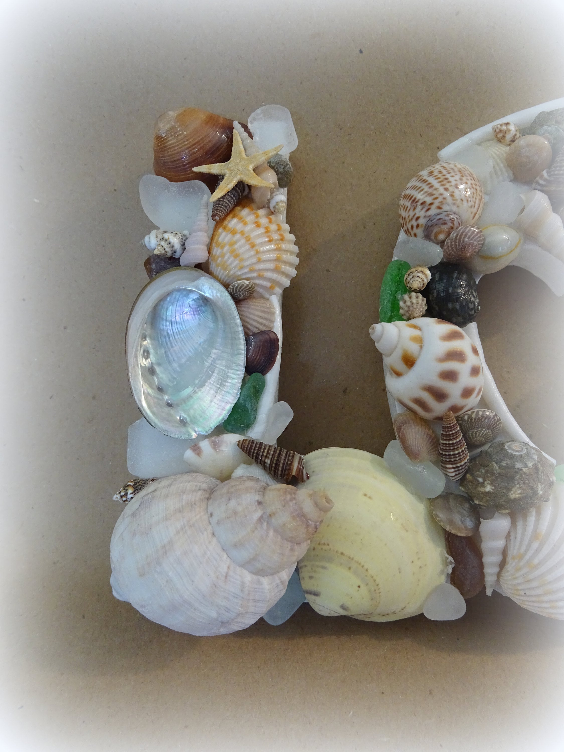 Seashell and Sea Glass LOVE Sign - Etsy