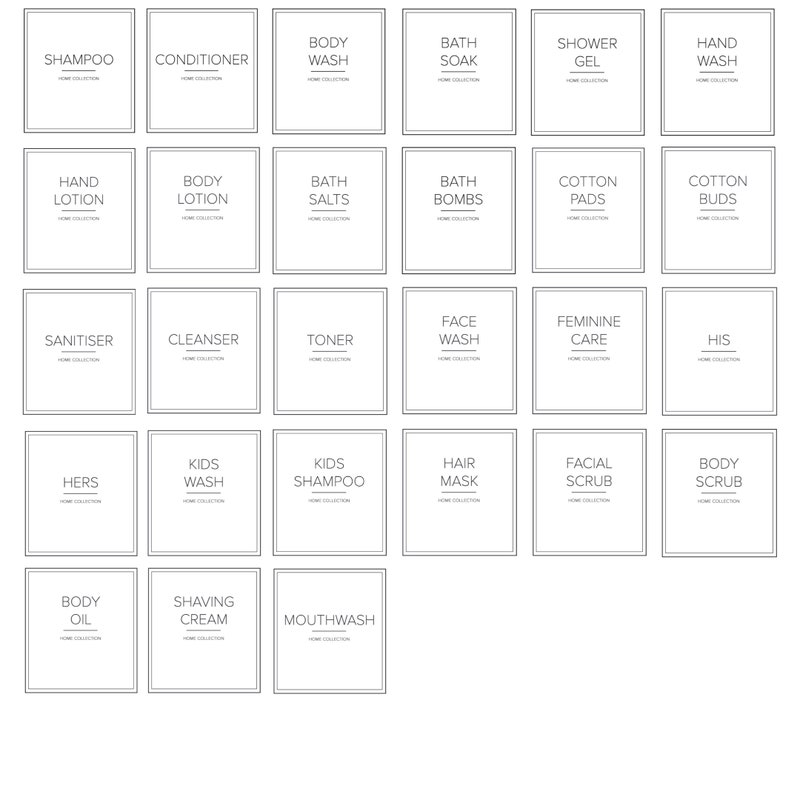 Bathroom Labels - Etsy