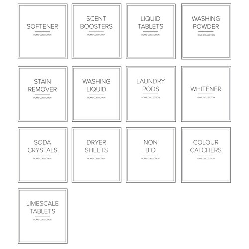 White Pantry Label Bundle Kitchen Storage Jar Labels Food - Etsy