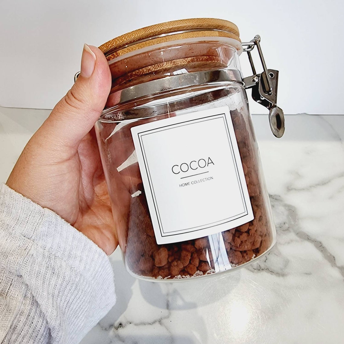 White Baking Labels Bundle Plain Flour Icing Sugar Kitchen - Etsy