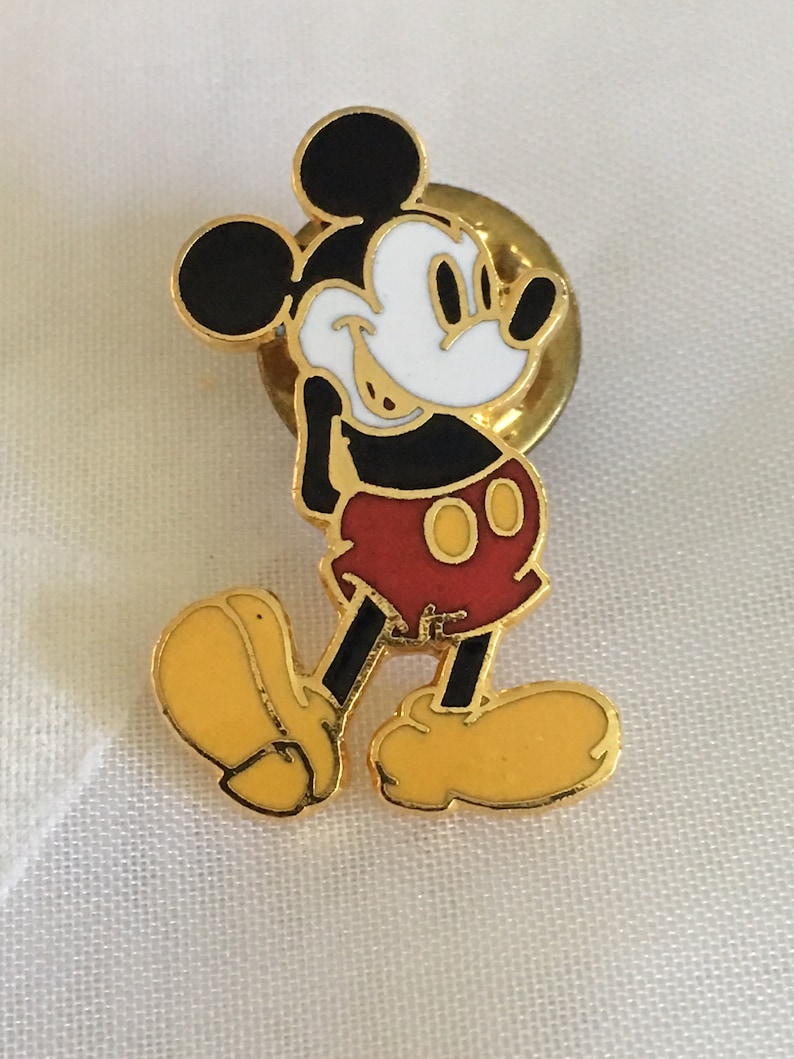 Disney Lapel Pin Trio Mickey Minnie And Donald Lapel Etsy