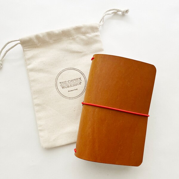 Red Leather Journal - Etsy