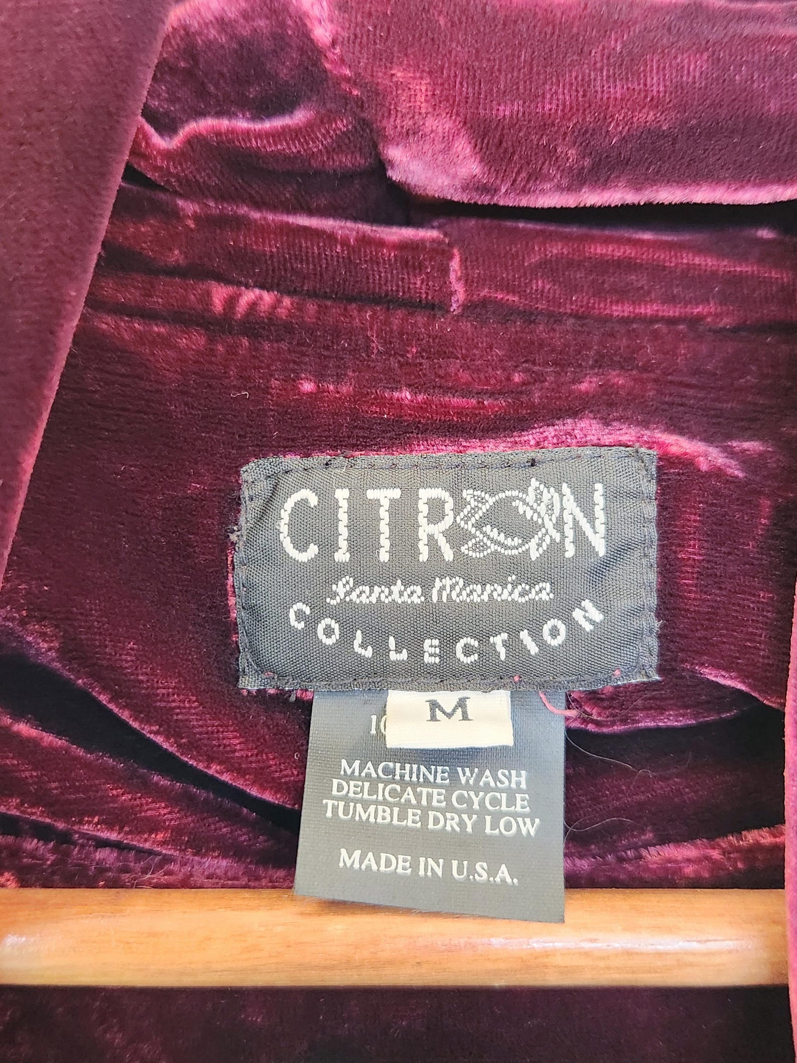 Vintage Silk Velvet Citron Santa Monica Collection Opera Coat and Dress ...