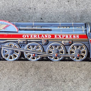 Vintage Tin Lithograph Toy Train: Overland Express 3140, Japan - Etsy