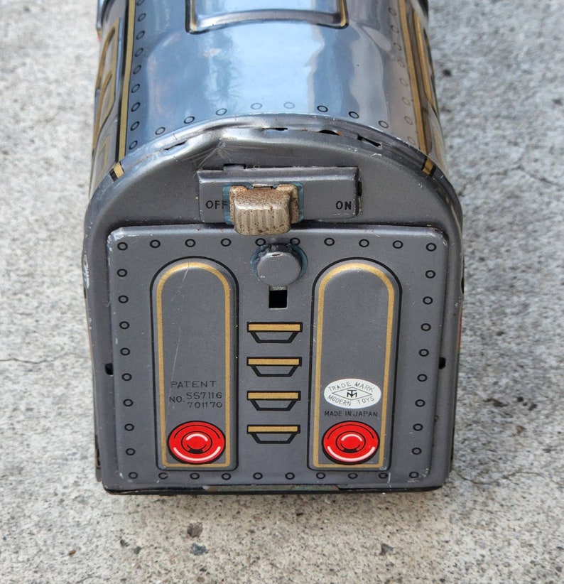 Vintage Tin Lithograph Toy Train: Overland Express 3140, Japan - Etsy