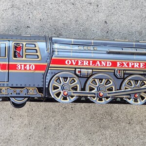 Vintage Tin Lithograph Toy Train: Overland Express 3140, Japan - Etsy