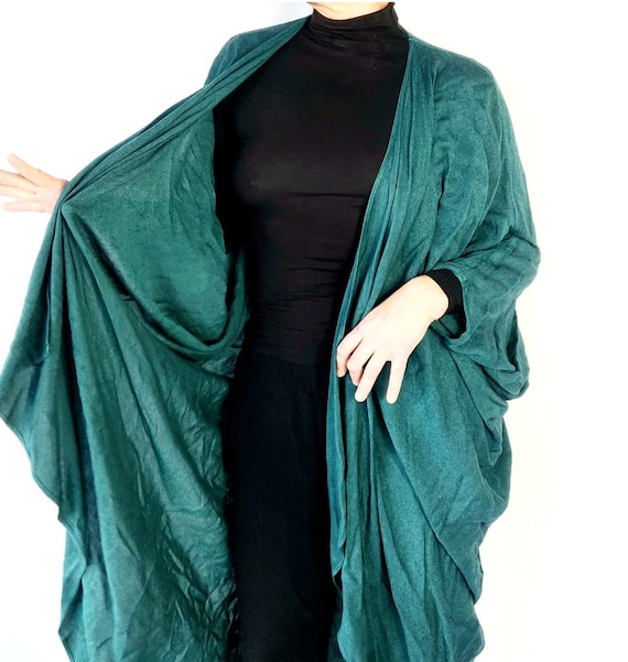 Vintage Tienda Ho Handwoven Moroccan Open Duster Jack… - Gem