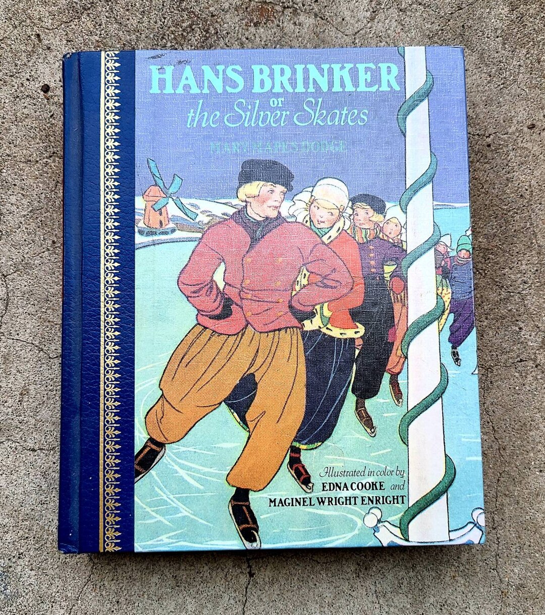 Vintage Hans Brinker or the Silver Skates Hardback Book by Mary Mapes ...