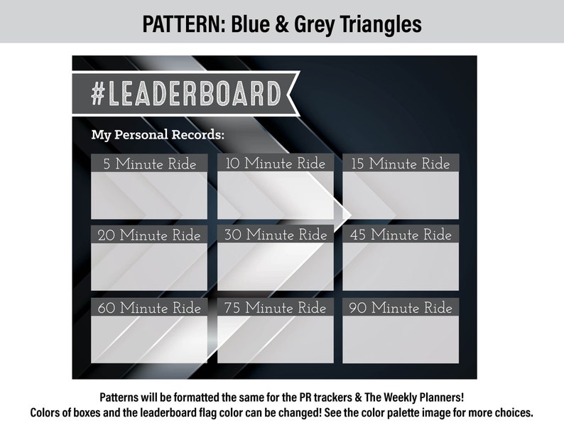 PR Tracker for Home Riders Reusable Workout Planner Dry - Etsy