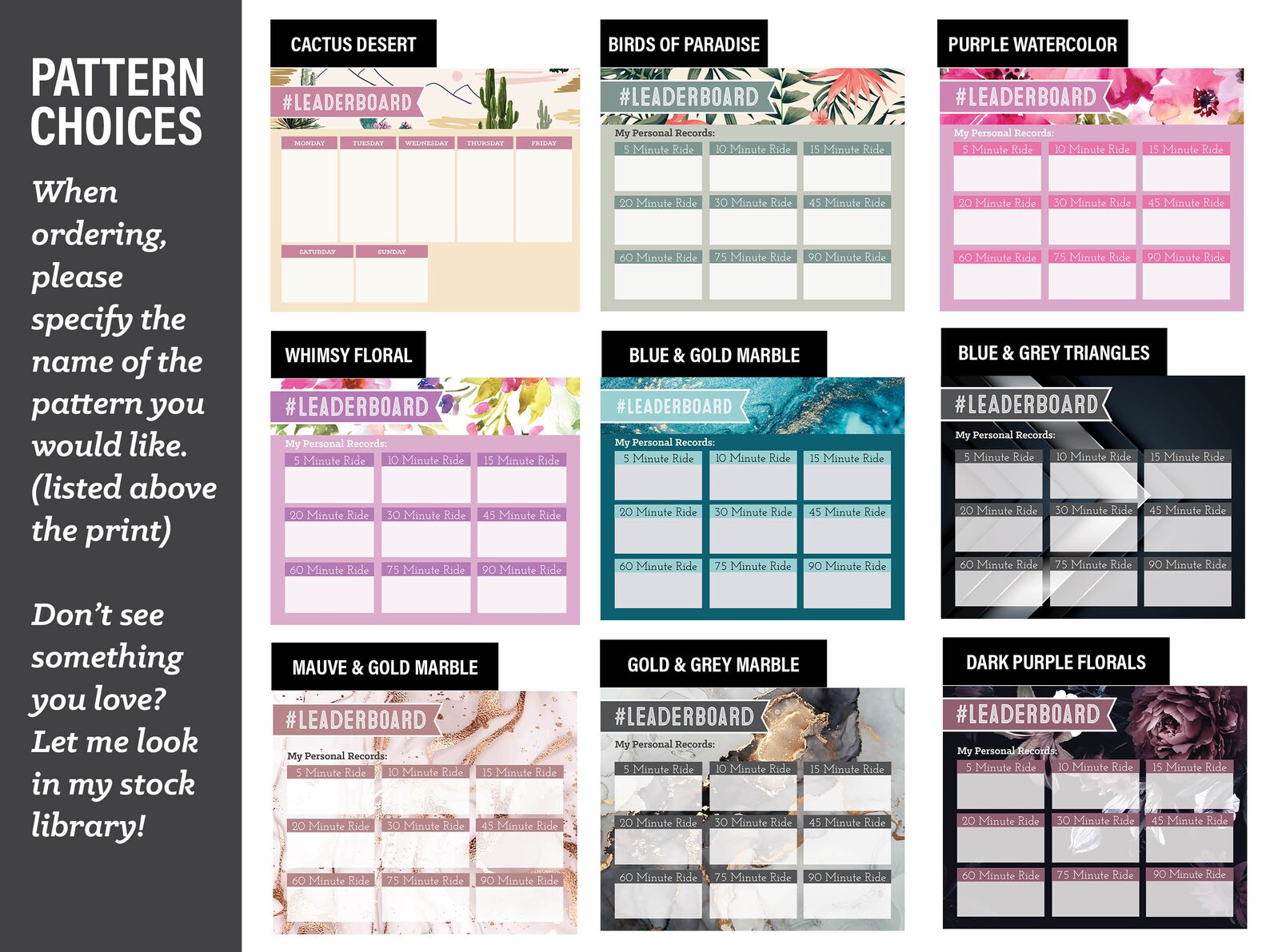 PR Tracker for Home Riders Reusable Workout Planner Dry - Etsy