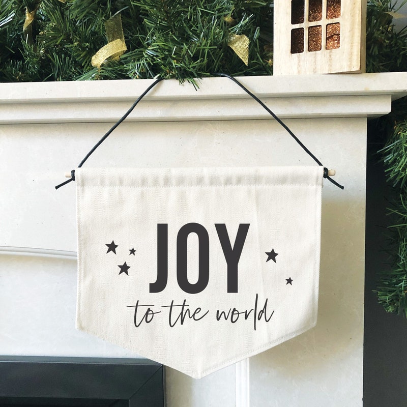 Joy to the World Banner - Etsy