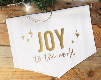 Joy to World Banner | Etsy