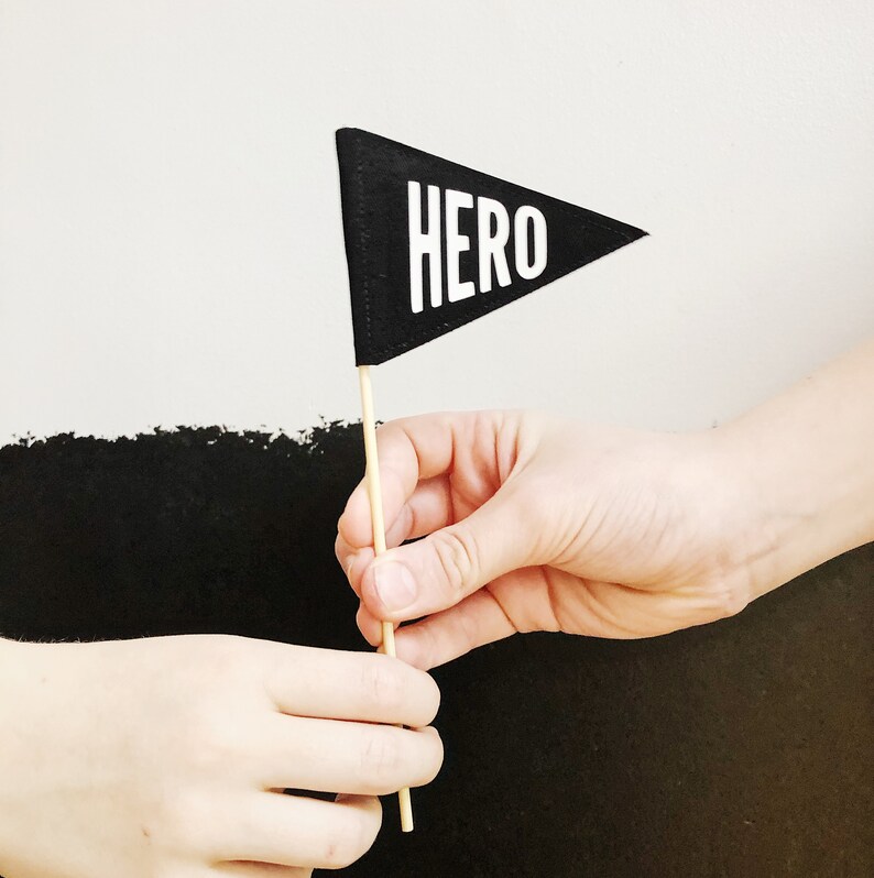 Monochrome Handmade Mini Waver Flags Home Decor Photo Prop | Etsy