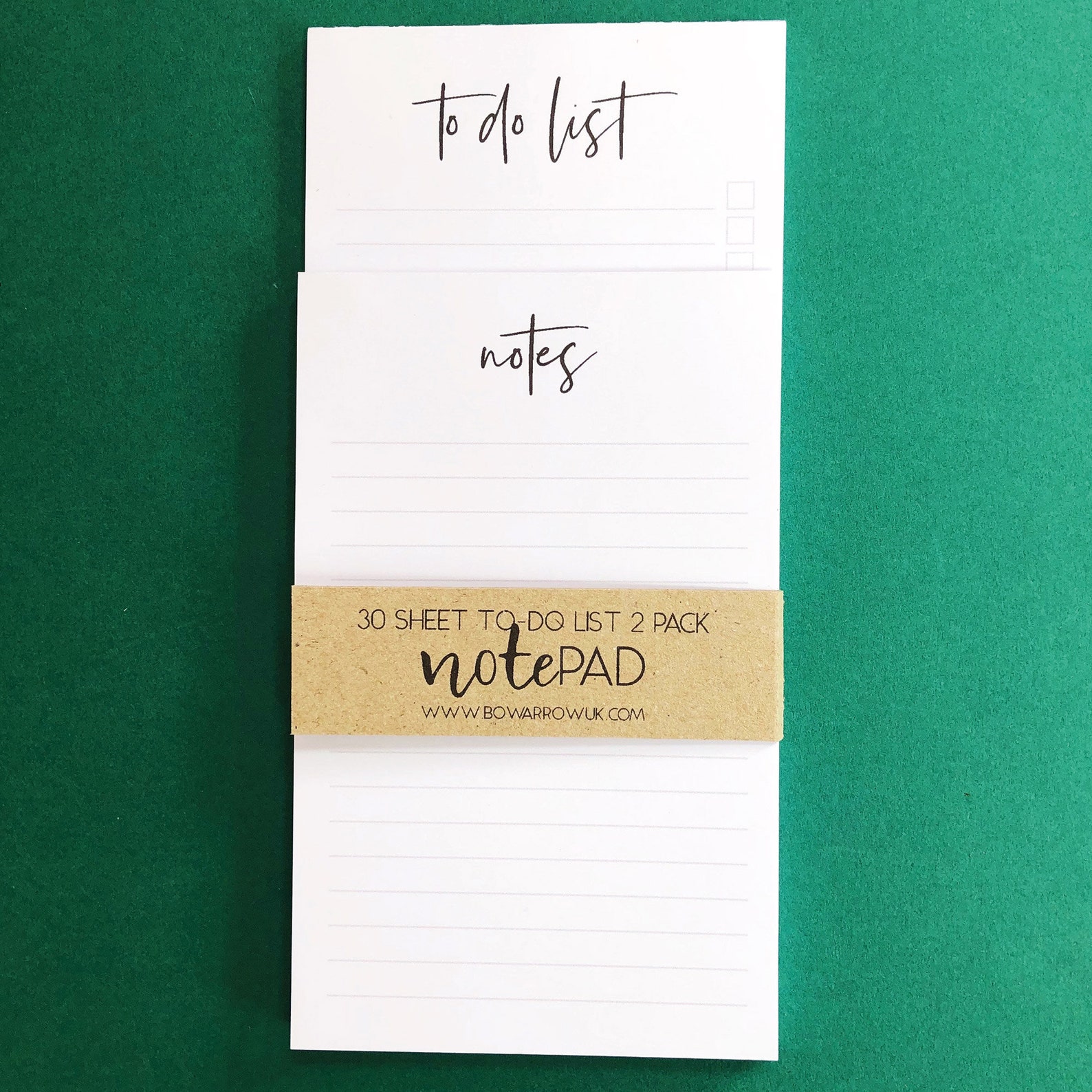 To-do List and Notes 2 Pack Notepad Handmade DL Notepad Tick | Etsy UK