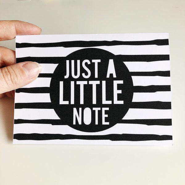 Just a Little Note - Etsy