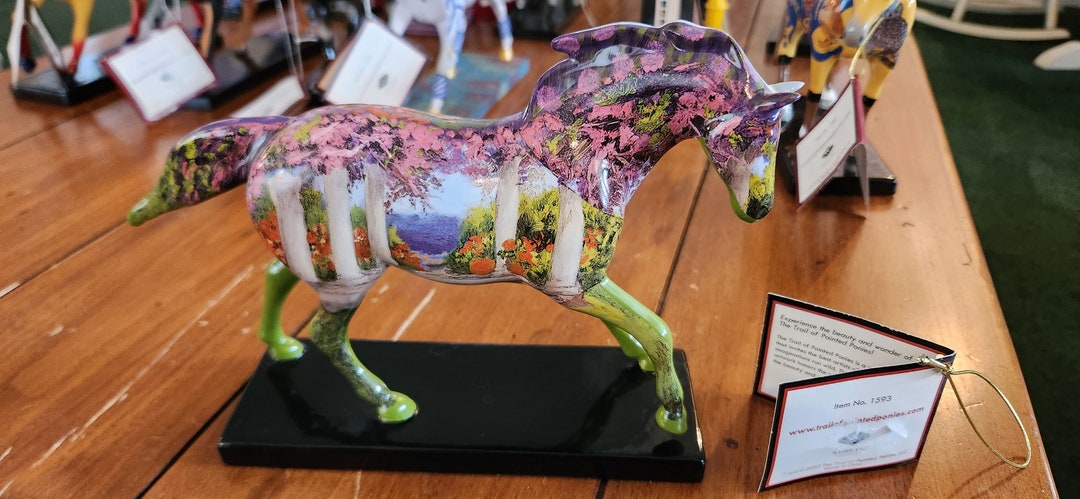 The Trail of Painted Ponies, Floral Pony, 1593 - Etsy