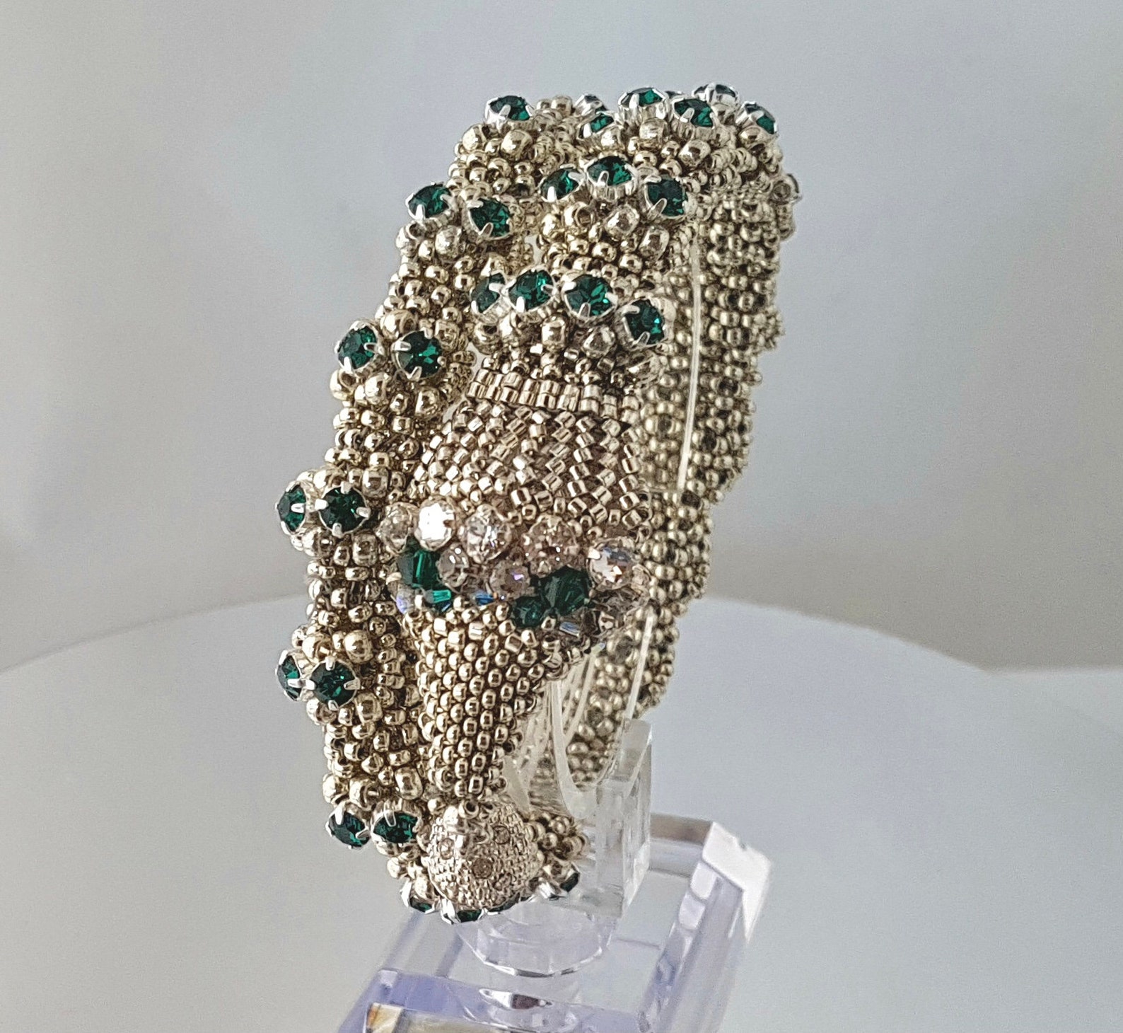 Jolly Snake Bracelet Pattern PDF, Pattern With Montèe Chatons, Beading ...