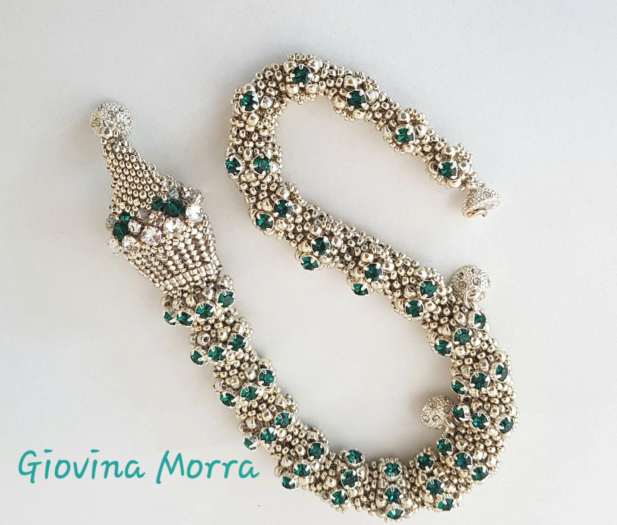 Jolly Snake Bracelet Pattern PDF, Pattern With Montèe Chatons, Beading ...