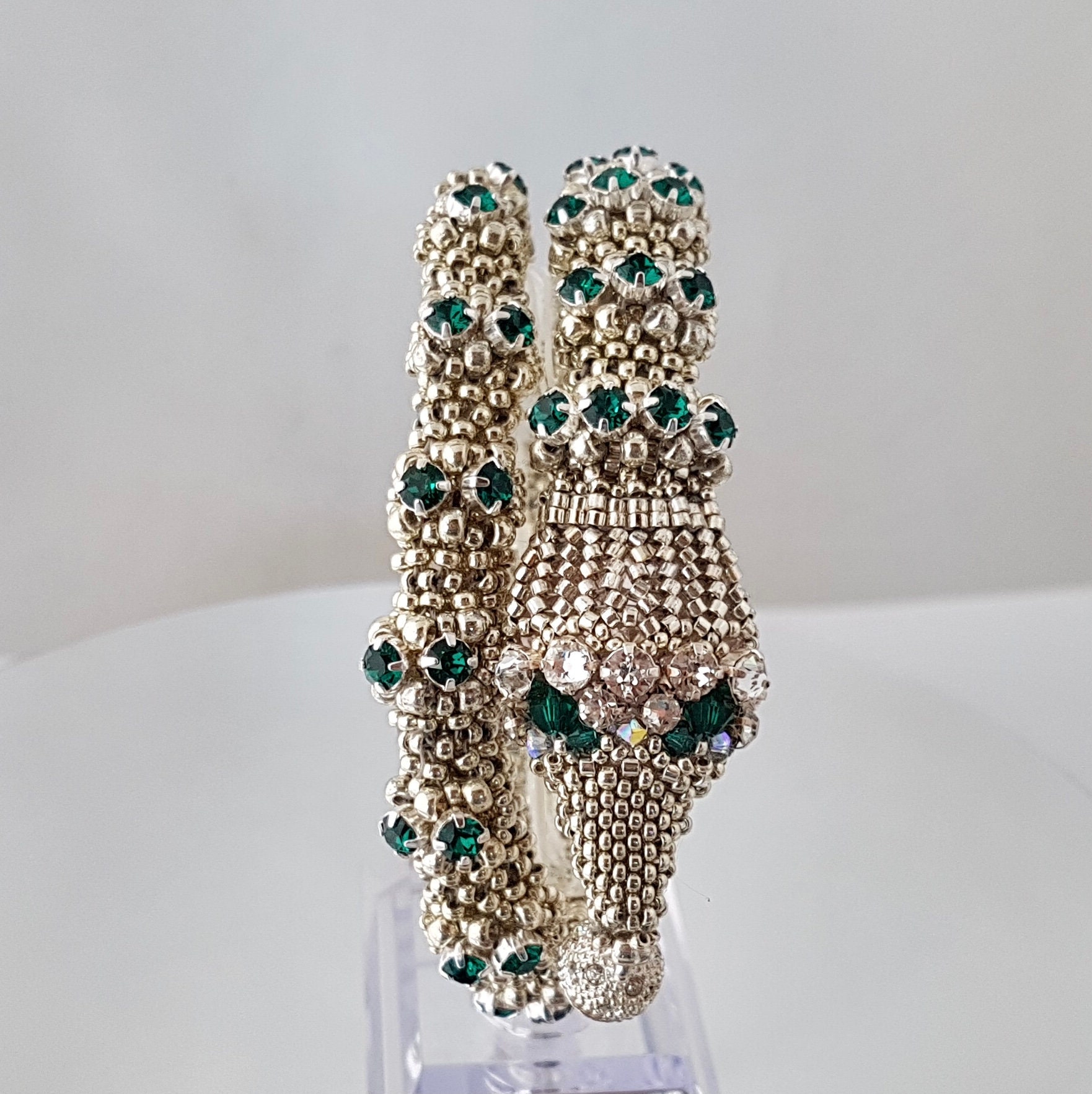 Jolly Snake Bracelet Pattern PDF, Pattern With Montèe Chatons, Beading ...